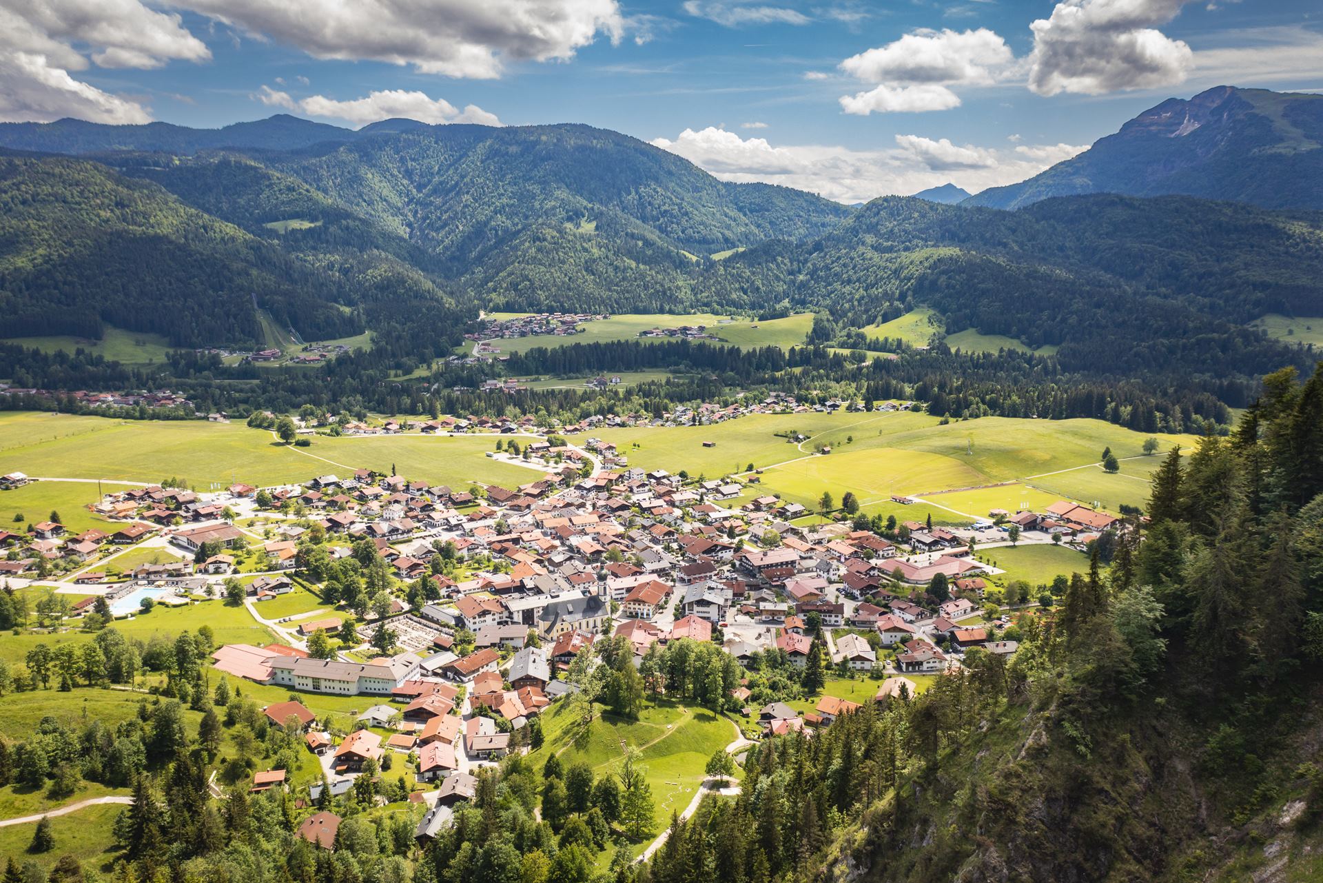 Chiemgau von Rottau nach Inzell - Deutsche Alpenstraße